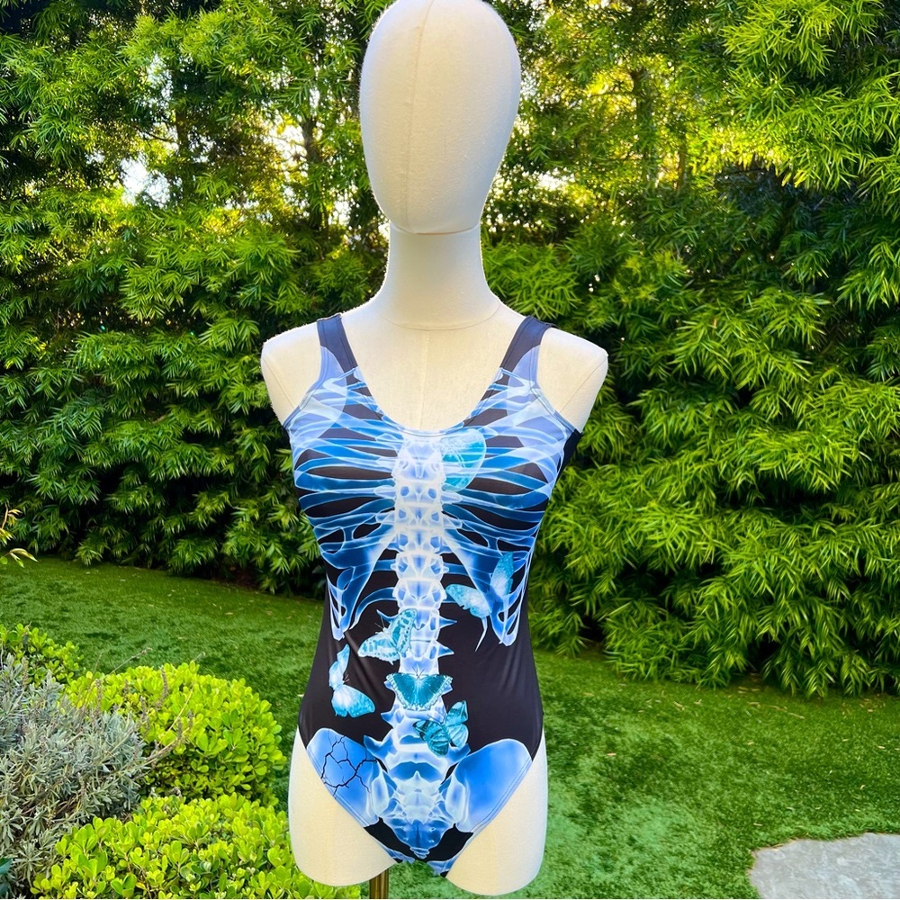 Badinka Skeleton Bodysuit - Gem